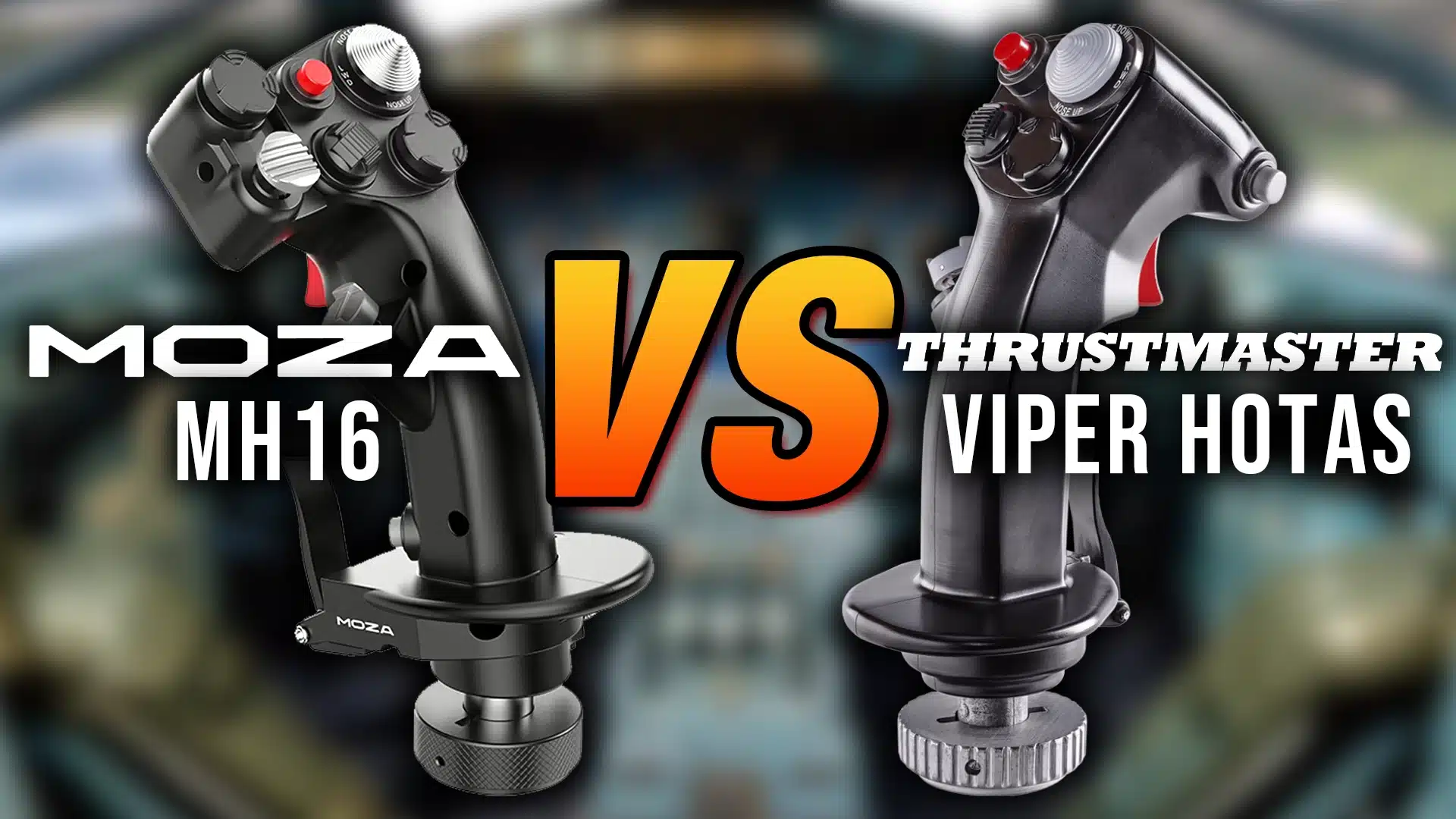 Test : Moza MH16 Versus Thrustmaster M Viper Hotas Add-on Grip ...